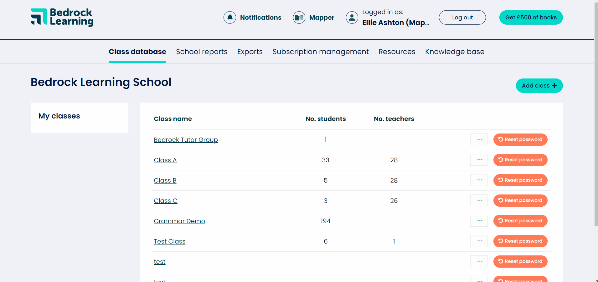 Configuring Your Classes To Access The Bedrock Core Curriculum Using The Connection To Your Mis 0224